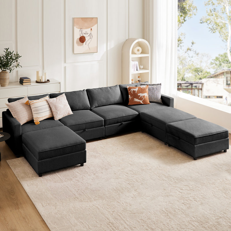 7 piece modular sectional store